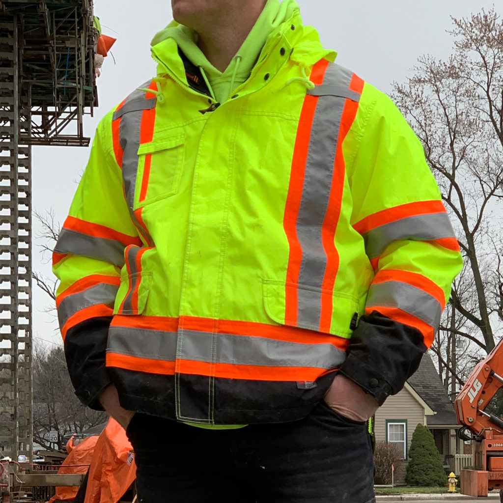 Lined 5-In-1 Hi-Viz Jacket | Direct Workwear