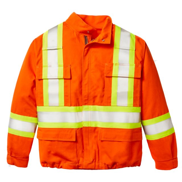 FR Hi Viz Jacket with Reflective Trim