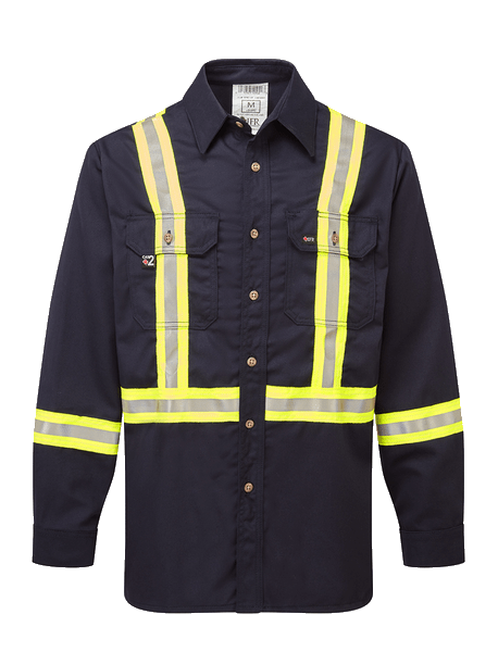 FR UltraSoft® 7 oz Deluxe Striped Work Shirt | Direct Workwear