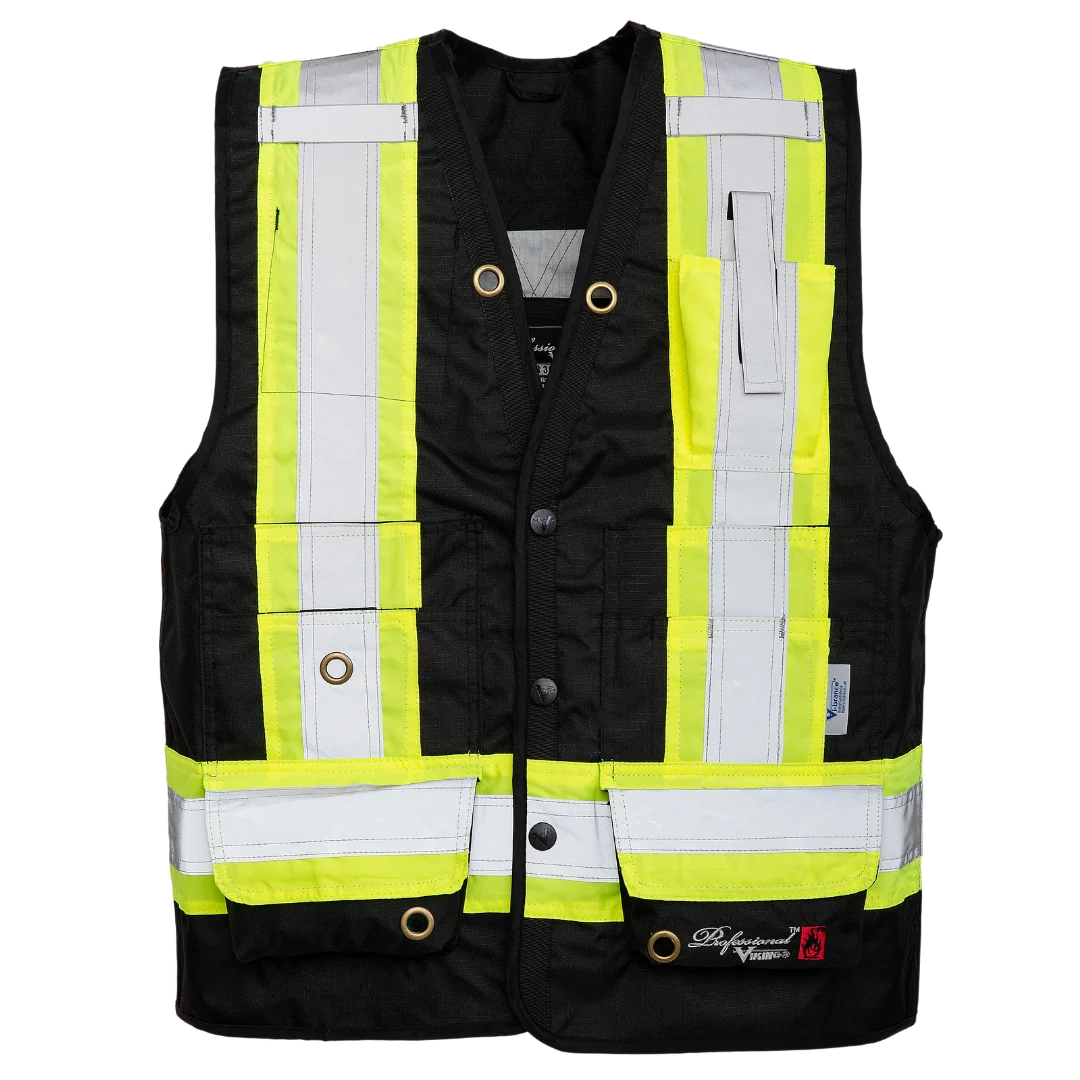 Viking Journeyman 300D FR Hi-Viz Surveyor Vest for Safety & Comfort ...