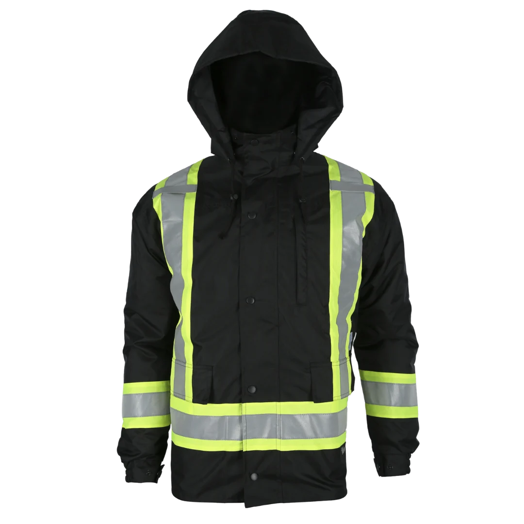 Handyman® Hi-Viz 7-in-1 Insulated Waterproof Jacket | Direct Workwear