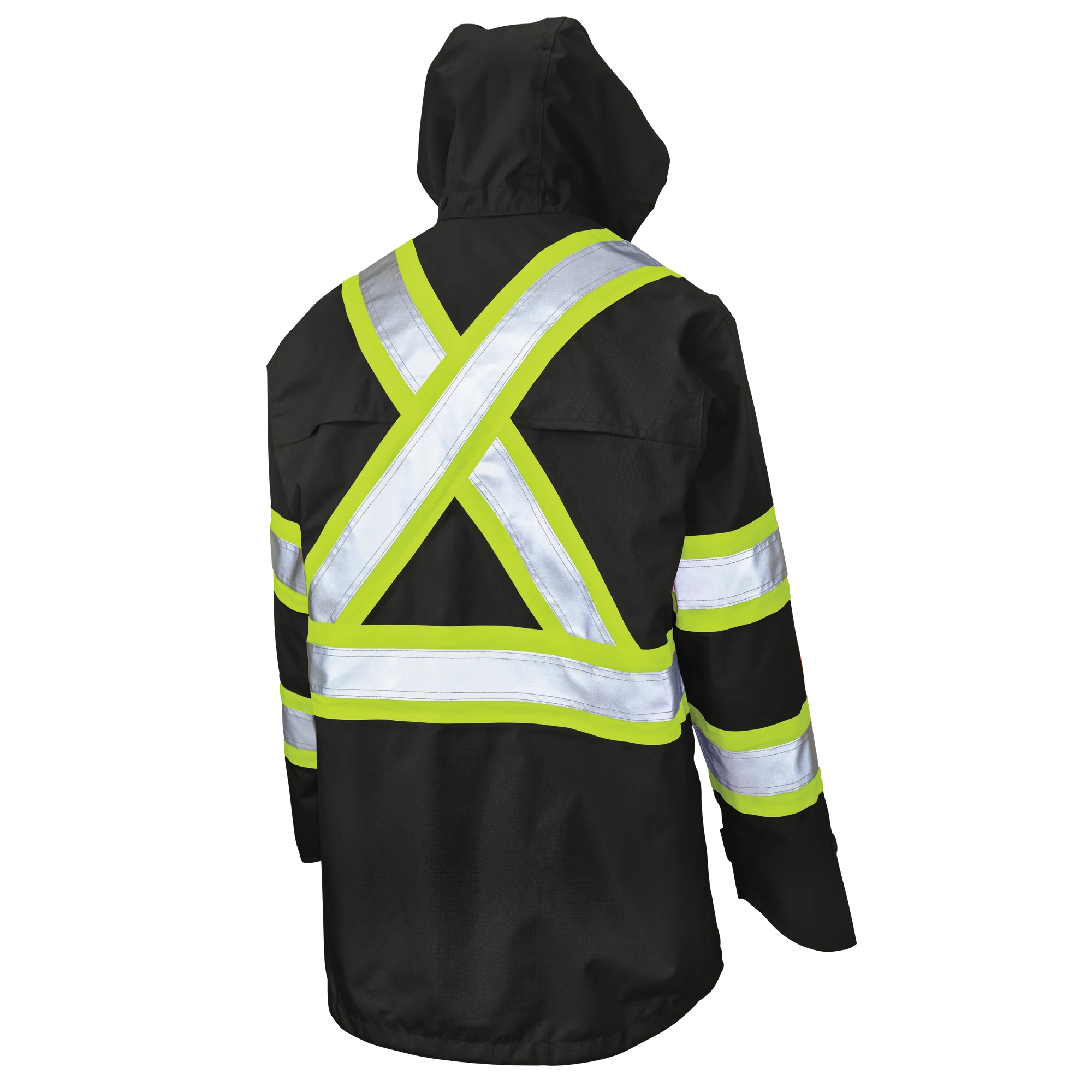 Tough Duck Premium Ripstop Safety Rain Jacket | Direct Workwear