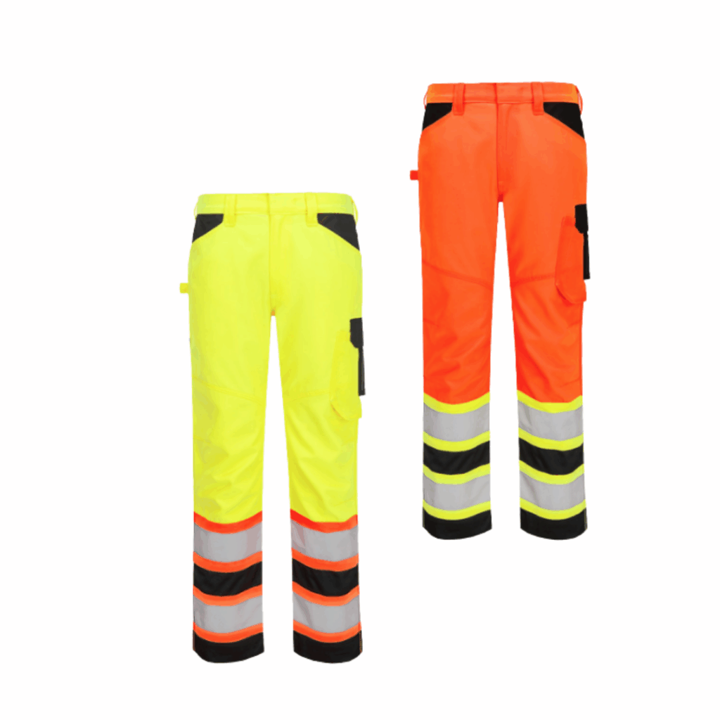 Portwest Hi-Vis Contrast Tape Work Pants | Direct Workwear
